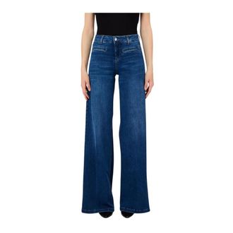 Liu Jo Parfait Flare H.w. - - Jeans - Damen - Blau - W24