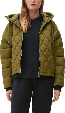 s.Oliver Womens 120.12.208.16.150.2120495 Jacke Langarm, Khaki/Oliv, M