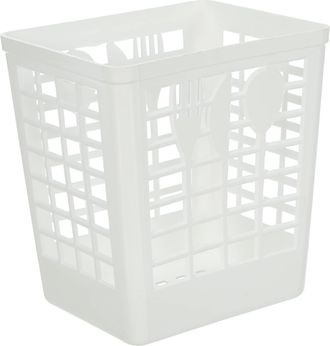 Kimmel Abtropfbehälter/Besteckkorb, Weiß