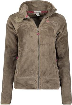 Canadian Peak Udilas Lady - Polaire Fine Femme Chaude Fermeture Zip - Veste Automne Hiver Printemps Chaud Femmes - Longues Manches Vetement Pull Fourrure Doux Confo