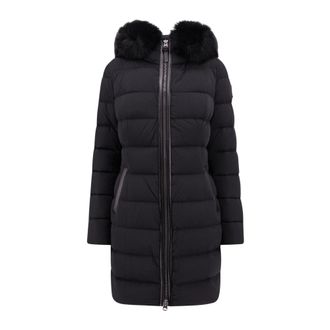 Mackage Schwarze Gesteppte Lange Jacke f&uuml;r Frauen - - Coats - Damen - Schwarzk - L