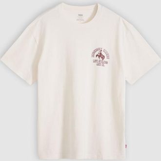 Levi's T Shirt Relaxed - Homme - Blanc / Midnight Riders 2 Egret - L