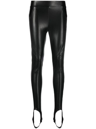 Ermanno Scervino legging à détails de sous-pieds - Noir