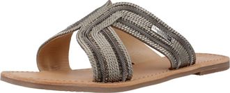 Les Tropeziennes LES TROPEZIENNES PAR M. BELARBI Damen Habana Sandale, Dunkelsilber, 37 EU