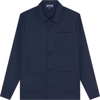 Vilebrequin Homme, Vestes, Bleu, Taille: S Corentin Wool Overshirt