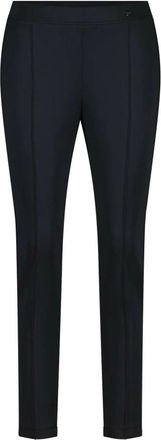 Marc Cain Femme, Pantalons, Noir, Taille: 48 FR Pantalon Slim-Fit en Stretchjersey avec Silhouette &Eacute;l&eacute;gante