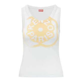 Kenzo Boke Flower 2.0 Tank Top - - Tops - Damen - Wei&szlig; - S