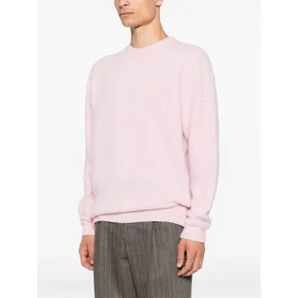 Scaglione Boucl&eacute; Wool Sweater - Pink