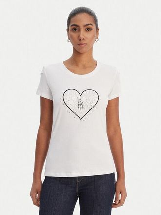 Fracomina T-Shirt FR26ST3002J401N5 Wei&szlig; Regular Fit