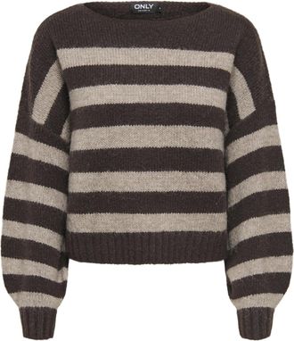 Only Onlaya L/S Boatneck Nca KNT