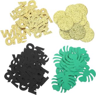 BESPORTBLE Hawaiianisches Papierkonfetti Monstera Bl&auml;tter Geburtstag Party Dekoration Tischstreu aus Papier f&uuml;r Babyparty und Selbstgemacht Partyzubeh&ouml;r