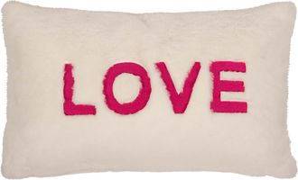 Pad Kissenh&uuml;lle, Kissenbezug - Love - Gaze - Polyester - Farbe: wei&szlig; - 30 x 50 cm