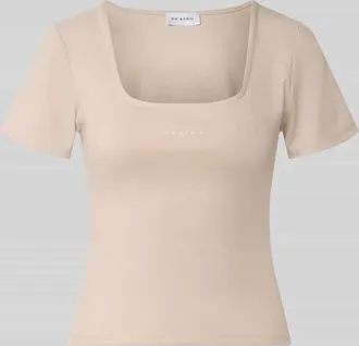 Oh April Slim Fit T-Shirt mit Karree-Ausschnitt Modell Kalina