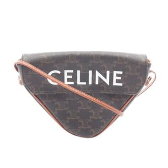 Celine Sac bandouli&egrave;re Vintage Pre-owned - Femme - Pre-owned - Brun - Taille: ONE Size