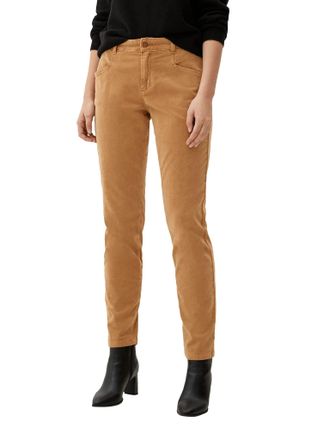 s.Oliver Womens 2121484 Cord Chino, braun 8469, 46W / 30L
