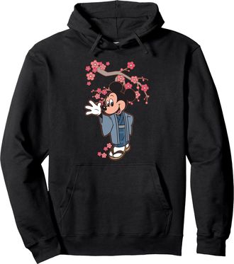 Disney Mickey Mouse in Kimono Cherry Blossoms Spring Sakura Pullover Hoodie