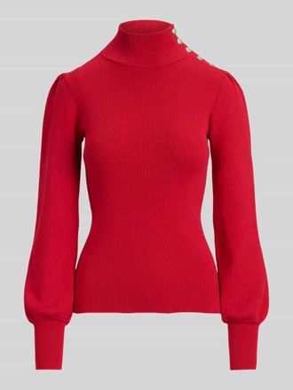 Lauren Ralph Lauren Slim Fit Turtleneck-Pullover aus Baumwoll-Modal-Mix
