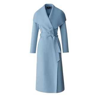 Mackage Femme, Manteaux, Bleu, Taille: 40 FR Mai-Cn Wrap Coat