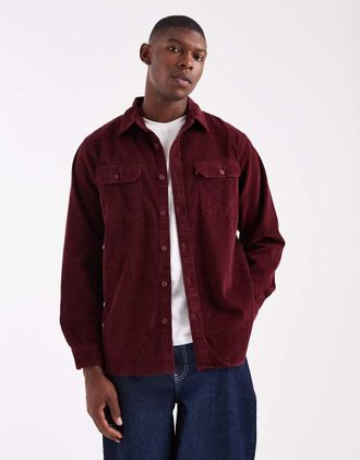 Levi's Jackson - Worker-Hemd aus Cord in Burgunderrot