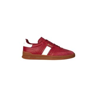 Polo Ralph Lauren Baskets Aera - Femme - Chaussures - Rouge - Taille: 36 EU