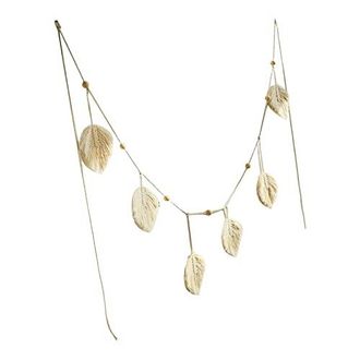 F Fityle Décoration Murale en macramé avec Perles en macramé tissé à la Main Guirlande à Glands en macramé Guirlande en macramé pour Mariage, dortoir, Chambre