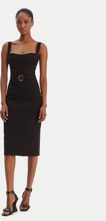 Versace Jeans Couture Coctailkleid 80HAO940 J0092 Schwarz Slim Fit