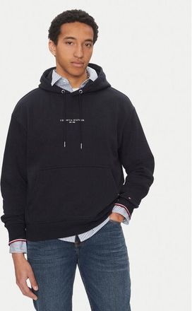 Tommy Hilfiger Sweatshirt Small Logo MW0MW38950 Dunkelblau Regular Fit