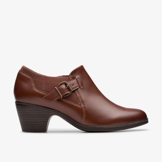 Clarks Emily2 Darcey Britische Tan Lea Schuhe