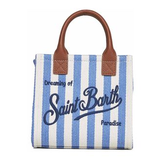 MC2 Saint Barth Femme, Sacs, Bleu, Taille: ONE Size Vanity Bag Mini