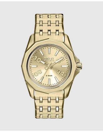 Diesel Stinger - DZ2239 - Montre pour homme en acier inoxydable avec mouvement &agrave; 3 aiguilles - Dor&eacute;