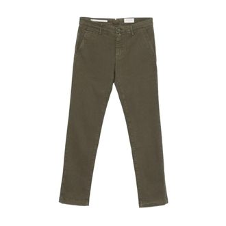 Jacob Cohen Homme, Pantalons, Vert, Taille: W31 Pantalon vert avec poches obliques