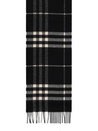 Burberry Check Scarf - Black