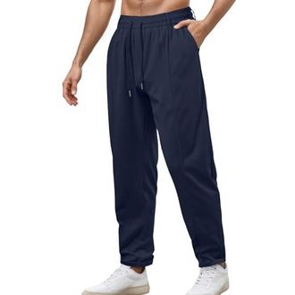Generic Pantalon de jogging pour homme Pantalon d&eacute;contract&eacute; pour homme pour le sport, la vie quotidienne et dautres occasions. Design l&eacute;ger &agrave; jambes larges. S