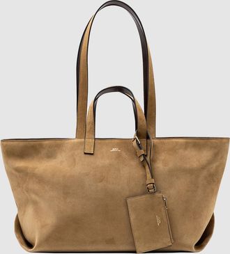 A.P.C. Sac Le Drummer Beige Marron