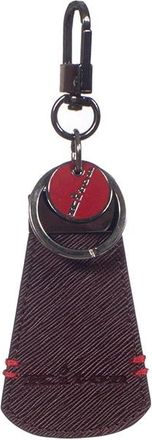 Kiton Homme, Accessoires, Rouge, Taille: ONE Size Porte-cl&eacute;s en cuir