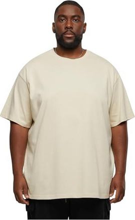Urban Classics T-Shirt Oversize pour Homme, Tissu Epais, Coupe large, Manches Courtes, Heavy Oversized Tee, 90% Coton, 10% Viscose, Sand, Taille XXL