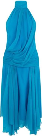 Alberta Ferretti Femme, Robes, Bleu, Taille: 42 FR Midi Dress