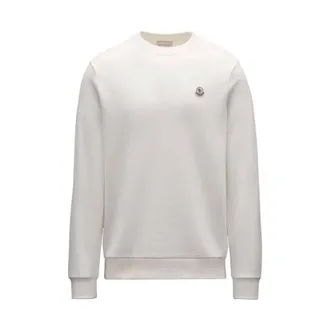 Moncler Homme, Sweatshirts et sweats &agrave; capuche, Blanc, Taille: XL SweaT-shirt Logo Off White