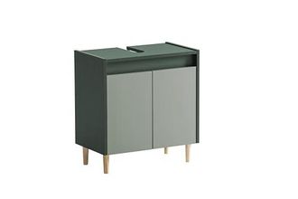 Schildmeyer Lovis Waschbeckenunterschrank 157031, Waldgrün / Pistazie, 56,9 x 33 x 60,1 cm