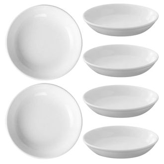 BESPORTBLE 6 Stück Ersatz Keramikschalen für Wachswärmer und Ölbrenner 4 Zoll Kleine Keramikplatte für Duftlampen Hitzebeständig und Vielseitig Einsetzbar