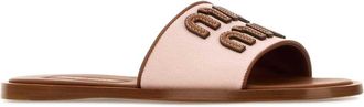 Miu Miu Fabric Slipper - Pink