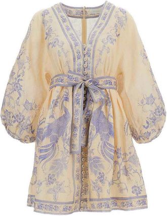 Zimmermann Robe Courte - Beige
