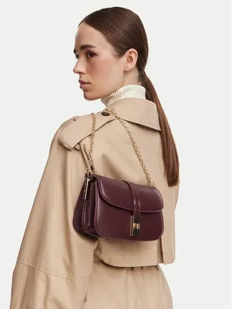 Tommy Hilfiger Handtasche Th Heritage Chain Crossover AW0AW19319 Dunkelrot