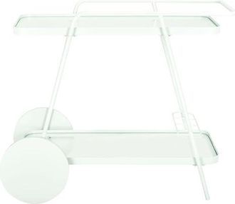 Safavieh Modern 2 Etagen Barwagen, Wei&szlig;, 91 x 47 x 76