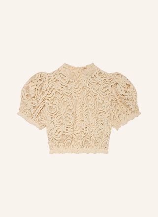 Kinga Mathe Kinga Mathe Dirndlbluse Pina Aus Lochspitze weiss
