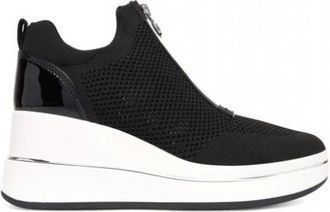 Michael Kors Femme, Chaussures, Noir, Taille: 38 EU Emmy Wedge Baskets