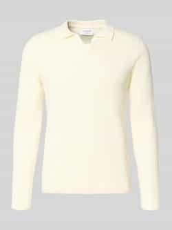 Lindbergh Relaxed Fit Strickpullover in Ripp-Optik
