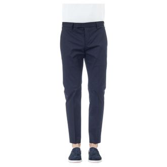 Pantaloni Torino Blaue Stretch-Baumwollhose - - Trousers - Herren - Blau - 3XL