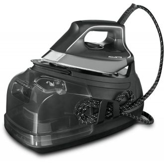 Rowenta Perfect Steam Pro DG 8622, Dampfb&uuml;gelstation,schwarz/silber