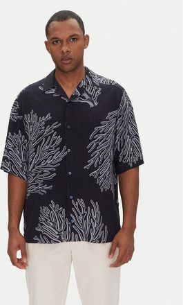 HUGO BOSS Hemd Lapisy_M 50538280 Dunkelblau Relaxed Fit